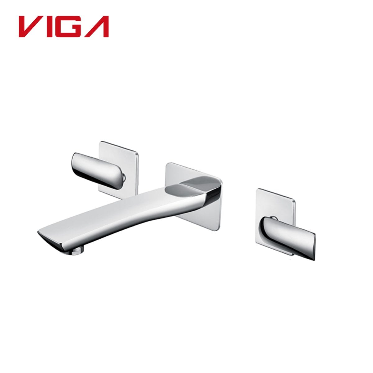 G1/2 Chrome 3 Holes Concealed Vessel Faucets - Viga Faucet Manufacturer