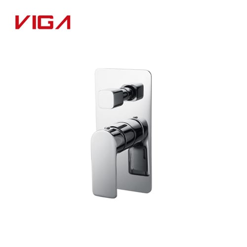Wall Mounted Concealed Bath Taps with Diverter - Viga Faucet Manufacturer