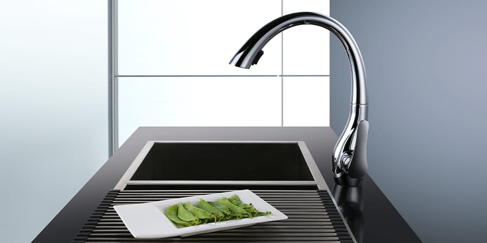 Fancy Hidden Pull Down Sleek Kitchen Faucet | VIGA Faucet Manufacturer